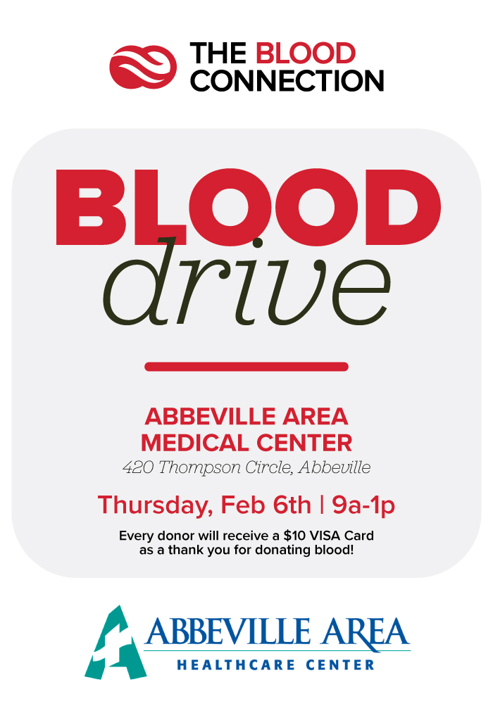 Blood Drive!! Sign Up Today!! | Abbeville Area Medical Center